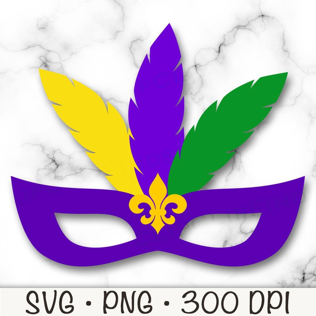 Mardi Gras Masquerade SVG, Mardi Gras Mask PNG, Mardi Gras Clipart ...