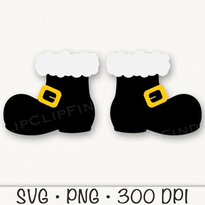Santa Claus Boots, SVG, PNG, Clipart, Instant Digital Download - Etsy
