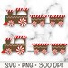 Christmas Gingerbread Train SVG, Gingerbread Train PNG Clip Art ...