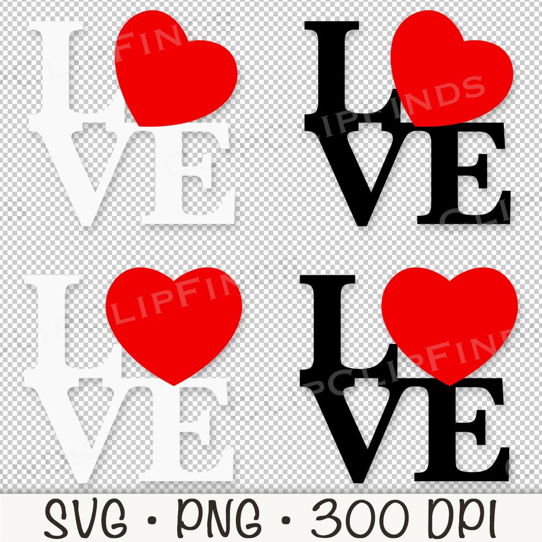 Love SVG, Love PNG, Valentine's Day, Love Sign, Love With Heart, Love ...