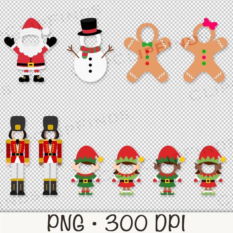 Faceless Santa Claus Template - Etsy
