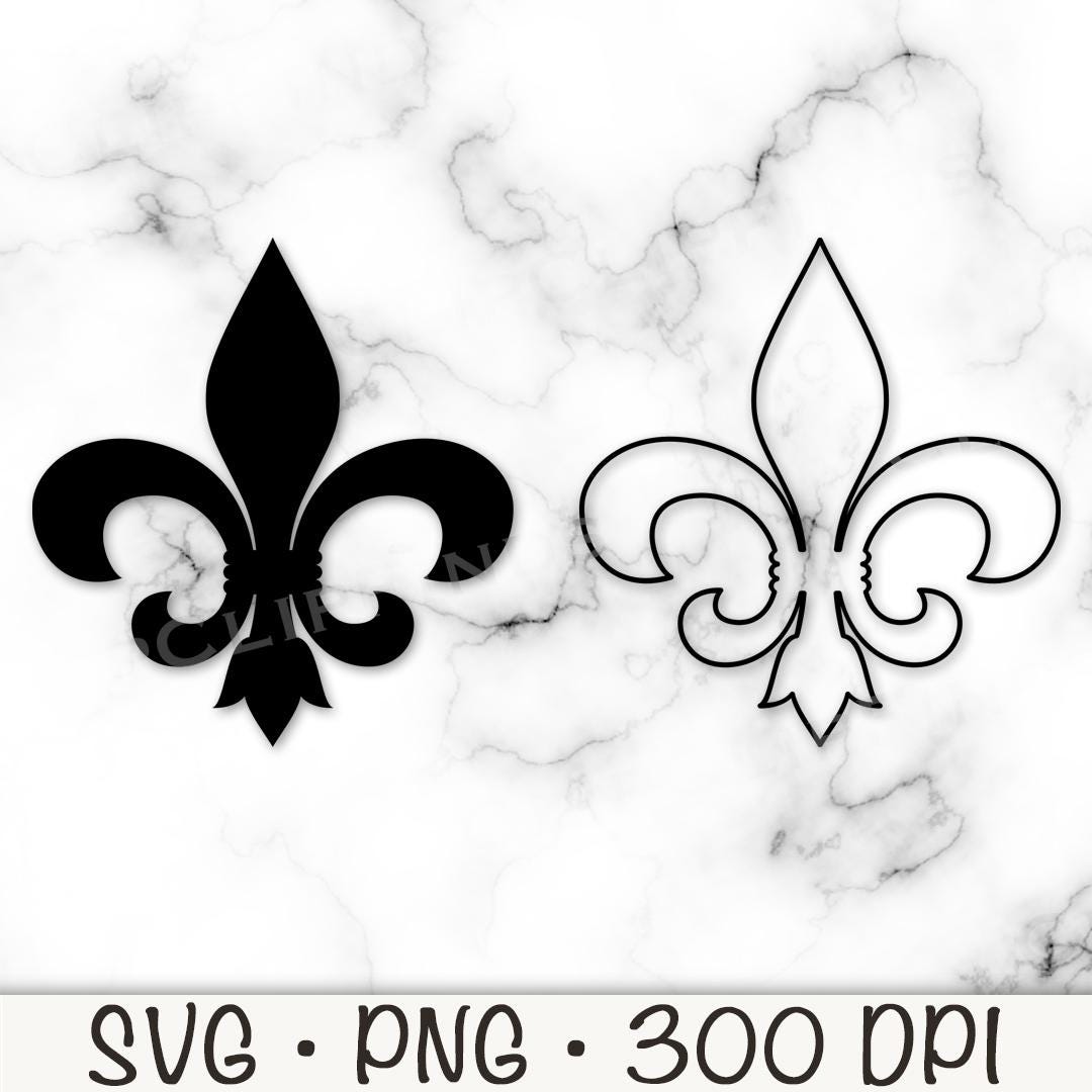 Fleur De Lis Svg Fleur De Lis Silhouette Fleur De Lis Png Mardi Gras
