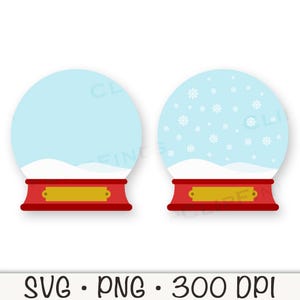 Winter Snow Globes SVG, Blank Snow Globes PNG, Snow Globes Clipart ...