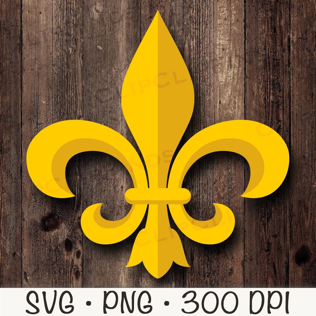 Fleur De Lis PNG, Fleur De Lis SVG, Mardi Gras Clipart, Yellow, NOLA ...