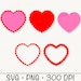 Scalloped Heart SVG, Valentine's Day Heart, Vector Cut File and PNG ...