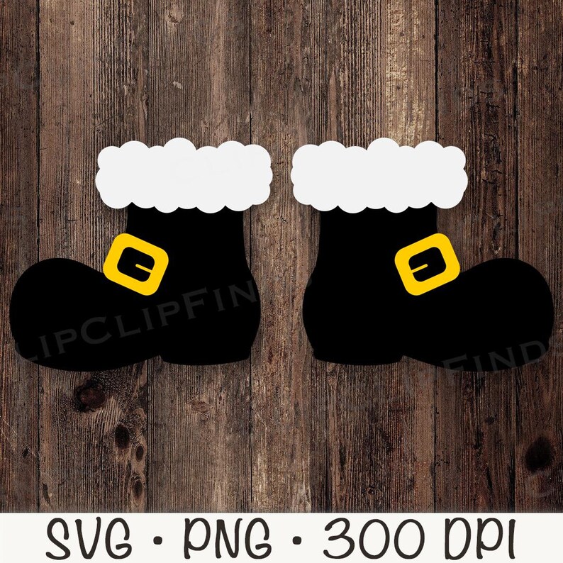 Santa Claus Boots, SVG, PNG, Clipart, Instant Digital Download - Etsy