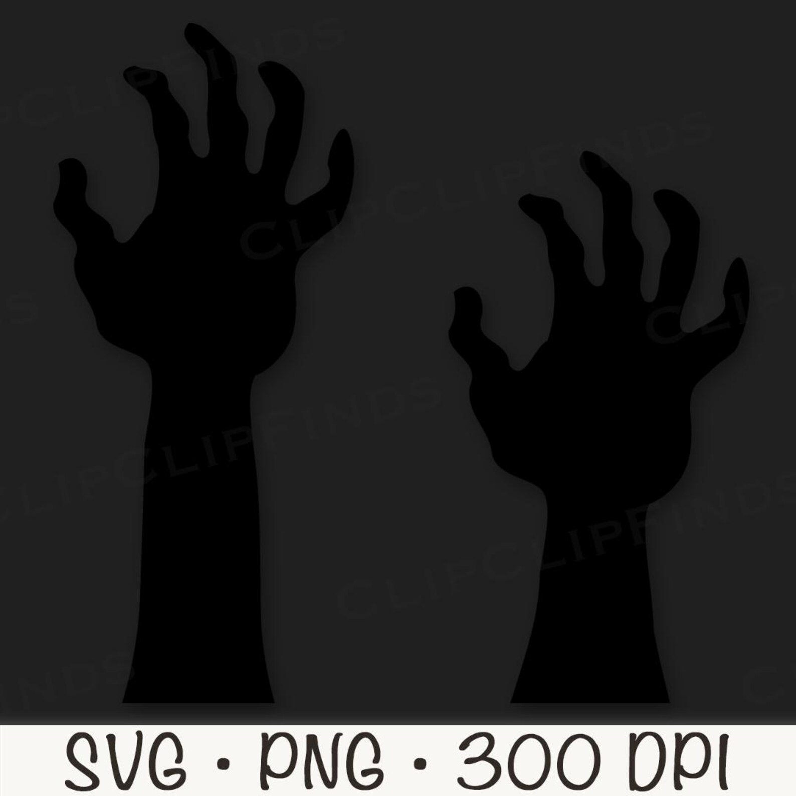 Zombie Hand SVG, Zombie Hand PNG, Zombie Hand Silhouette, Zombie Hand ...