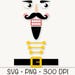 Nutcracker Face SVG Vector Cut File and PNG Transparent Background Clip ...