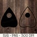 Ouija Planchette SVG, Spiritual Planchette PNG, Witch Planchette ...