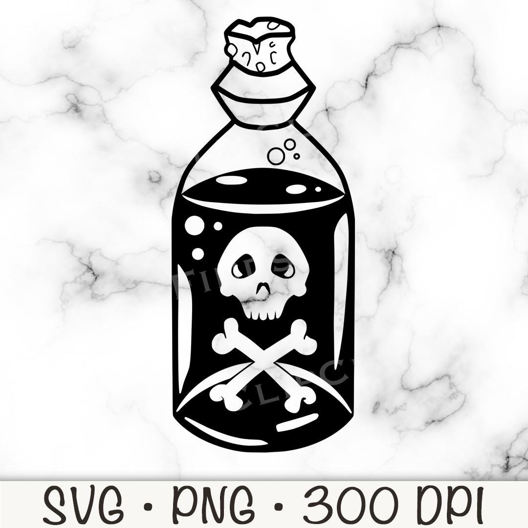Magic Potion Bottle SVG, Magic Potion PNG, Vector File, Magic Potion ...