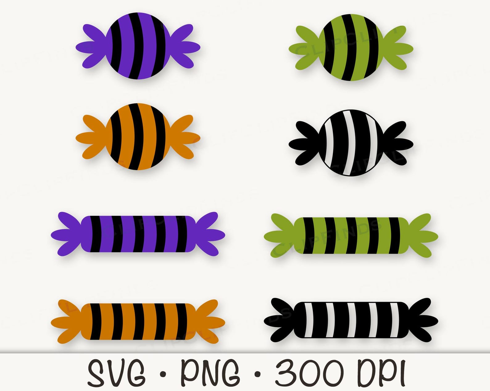 Cute Halloween Candy SVG, Halloween Candy Clipart, Halloween Candy PNG ...