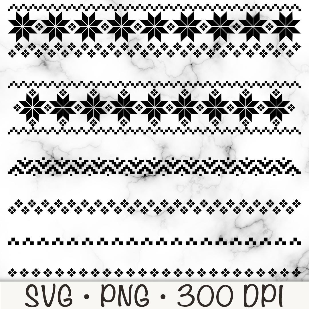 34 Ugly Sweater Elements DYI Graphics SVG, PNG, Clip Art, Christmas ...
