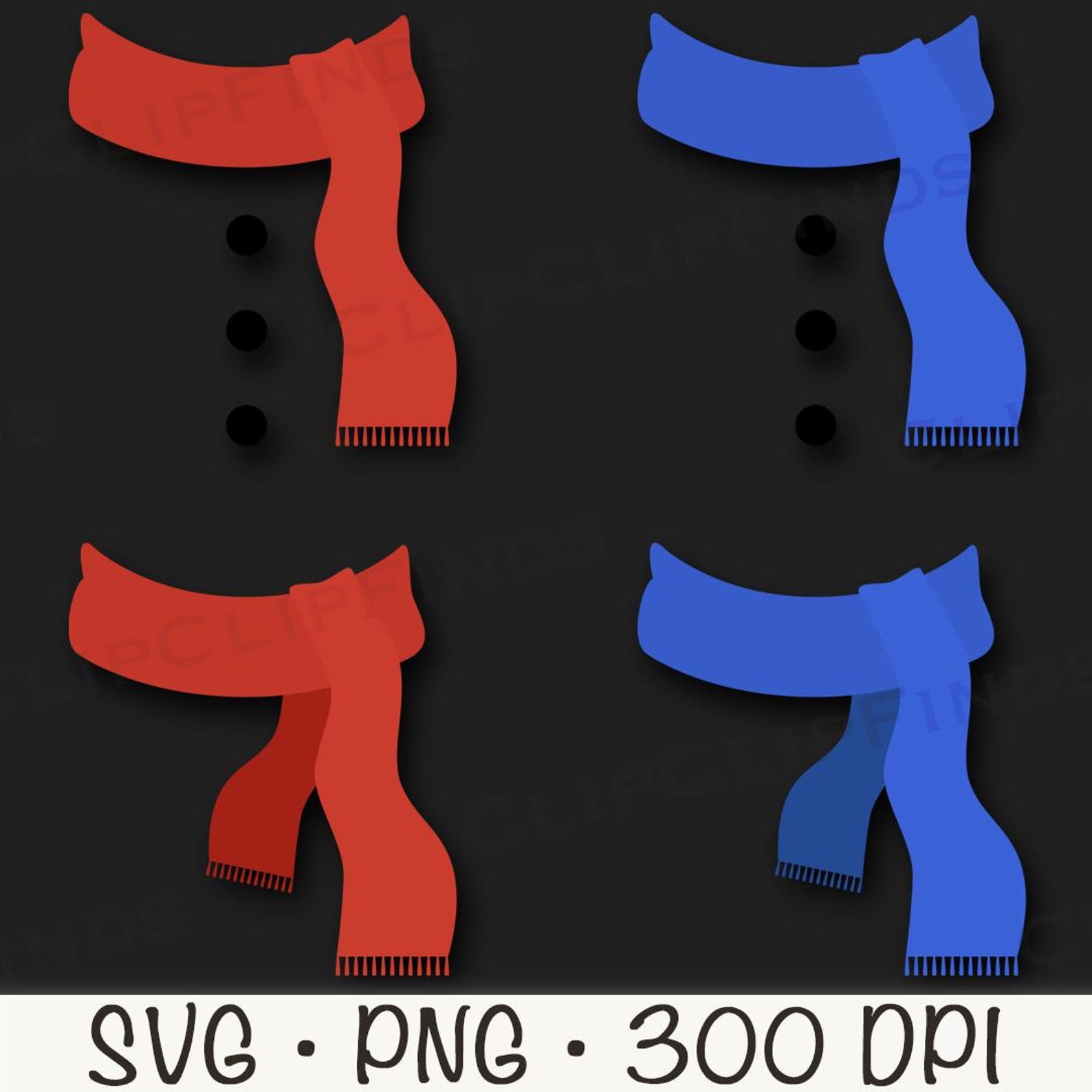 Scarf SVG, Snowman Scarf PNG, Blue Scarf Clip Art, Red Scarf, Scarf ...