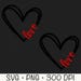 Scribble Heart SVG, Heart Outline PNG, Hand-drawn Heat, Heart With Love ...