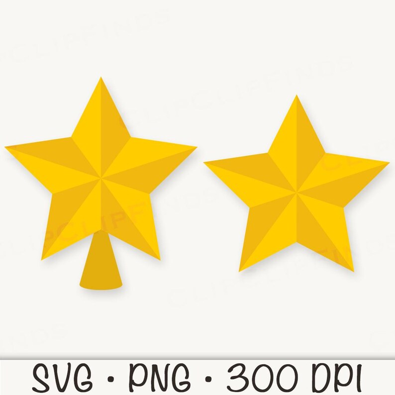 Christmas Star, Christmas Tree Star Topper, Nautical Star, SVG Vector ...
