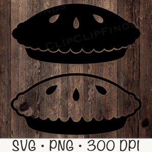 Pie SVG, Pie PNG, Pie Silhouette, Pie Vector File, Pie Outline, Holiday ...