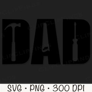 Tool Dad SVG, Father's Day PNG, Sublimation, Dad Shirt Svg, Gift for ...