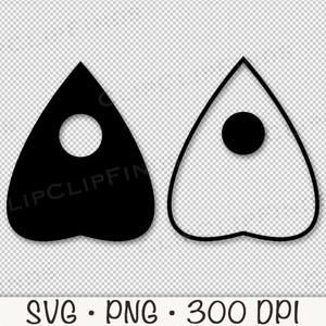 Ouija Planchette SVG, Spiritual Planchette PNG, Witch Planchette ...
