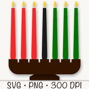 Kwanzaa Kinara, Wooden Kinara, Kinara PNG, SVG Vector Cut File ...