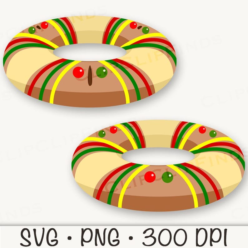 Rosca De Reyes, Dia De Los Reyes, 3 Kings Day, SVG, PNG, Rosca De Reyes ...