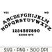 Ouija Board SVG, Vector File and PNG, Transparent Background, Instant ...