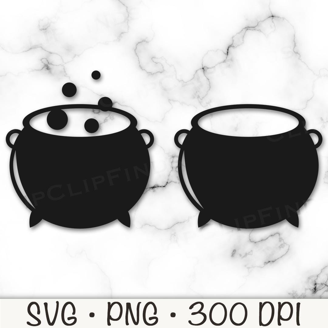 Cauldron SVG, Cauldron PNG, Witch Cauldron, Halloween Cauldron, Witches ...