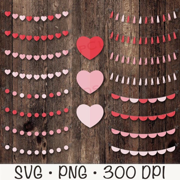 Heart Bunting - Etsy UK