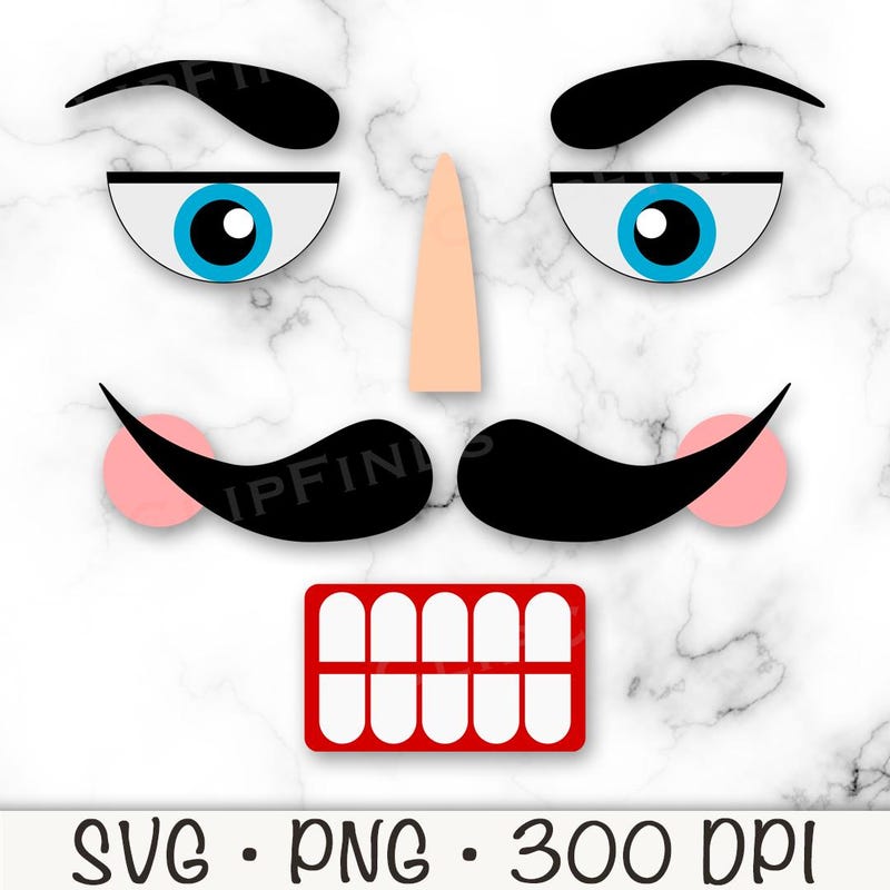 Nutcracker Face Templates - Etsy