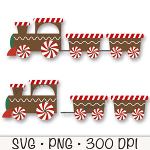 Christmas Gingerbread Train SVG, Gingerbread Train PNG Clip Art ...