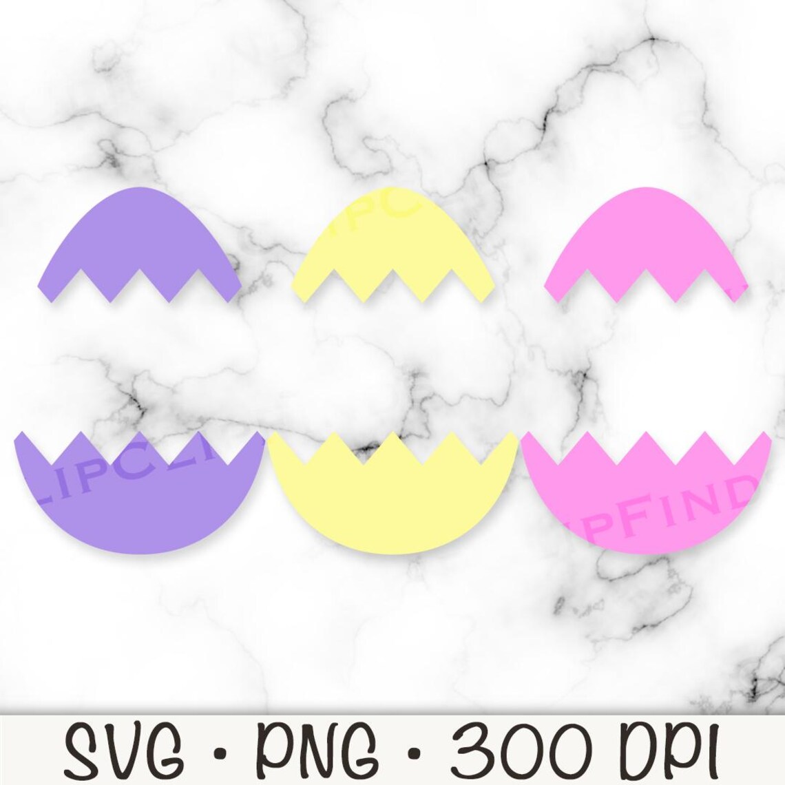 Easter Eggs Name Frame SVG, Cracked Easter Eggs Monogram PNG, Split ...