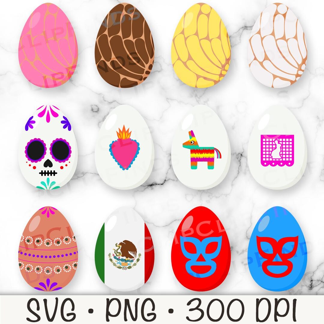Mexican Easter Egg Clipart, Mexican Easter Egg PNG, Mexican Easter Egg ...