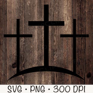 Calvary Crosses SVG, Calvary Cross PNG, Three Crosses, Easter, Lent ...