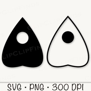 Ouija Planchette SVG, Spiritual Planchette PNG, Witch Planchette ...