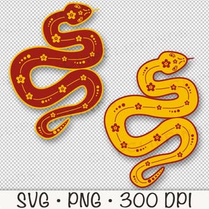 Chinese New Year Snake, Lunar Year 2025, Year of the Snake SVG, Chinese ...