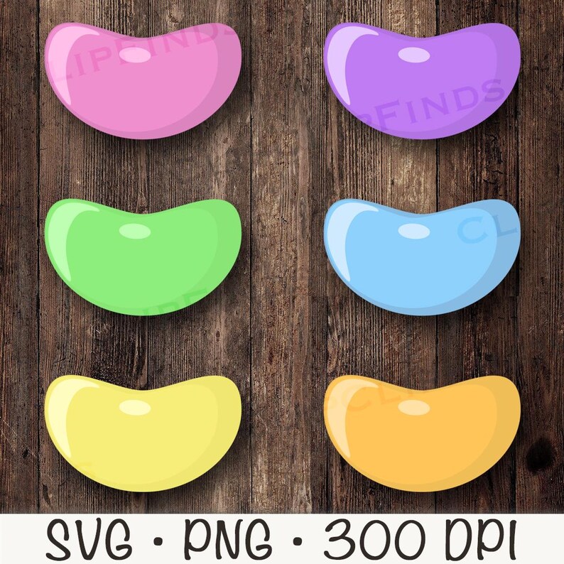 Jelly Beans SVG, Jelly Beans PNG Clipart, Easter Jelly Beans, Instant ...