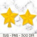 Christmas Star, Christmas Tree Star Topper, Nautical Star, SVG Vector ...