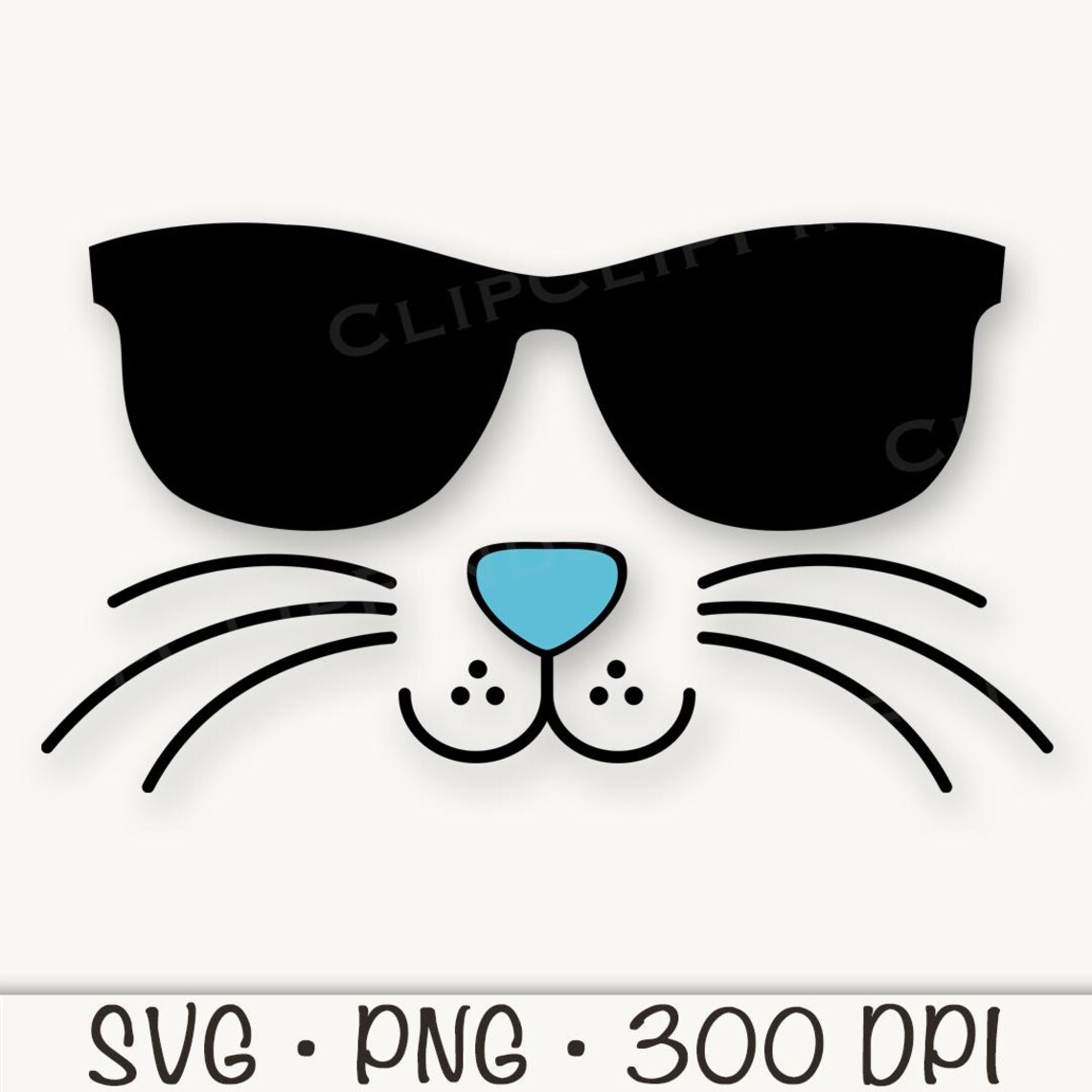 Bunny Face With Sunglasses SVG, Boy Bunny, Cool Bunny, Easter Bunny PNG ...