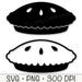 Pie SVG, Pie PNG, Pie Silhouette, Pie Vector File, Pie Outline, Holiday ...