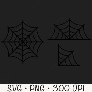 Spider Web, Spider Web Corner, Half Spider Web, Halloween, SVG, PNG ...