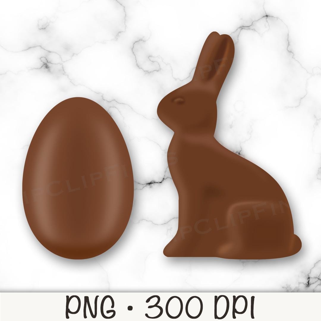 Chocolate Easter Bunny PNG, Chocolate Easter Egg PNG, Easter Chocolate ...