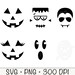 Halloween Faces | Mummy | Pumpkin | Frankenstein | Ghost | Dracula ...