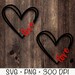Scribble Heart SVG, Heart Outline PNG, Hand-drawn Heat, Heart With Love ...
