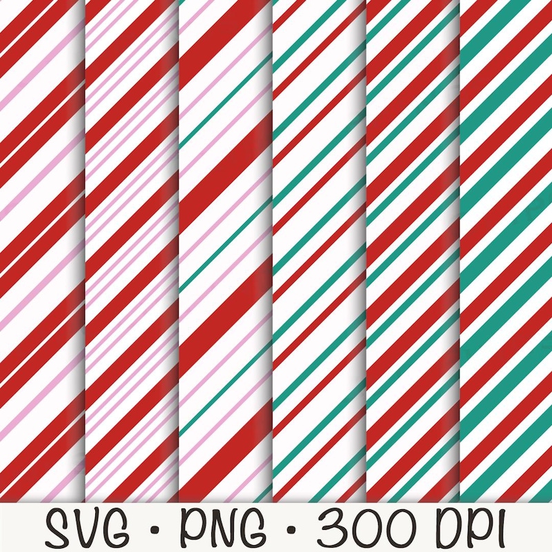 Peppermint Printable Template - Etsy