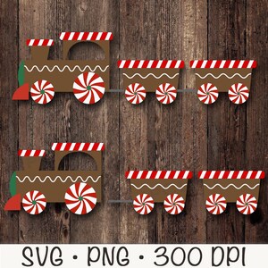 Christmas Gingerbread Train SVG, Gingerbread Train PNG Clip Art ...