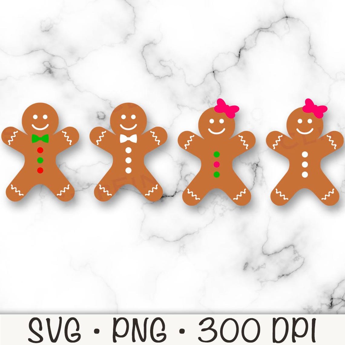 Gingerbread Man, Gingerbread Woman, Boy, Girl, Christmas, SVG, PNG ...