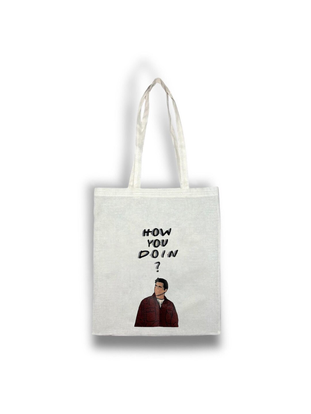 Friends Series Tote Bag, How You Doin, Cotton Tote Bag, Canvas Bag ...