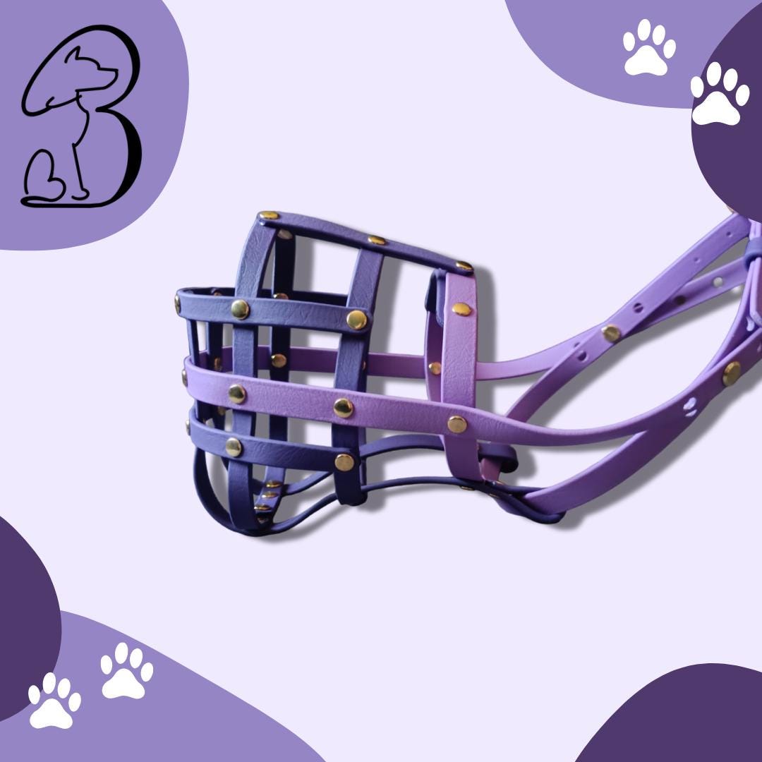 Biothane Dog Muzzle | Waterproof, Durable, Customizable, Easy to Clean ...