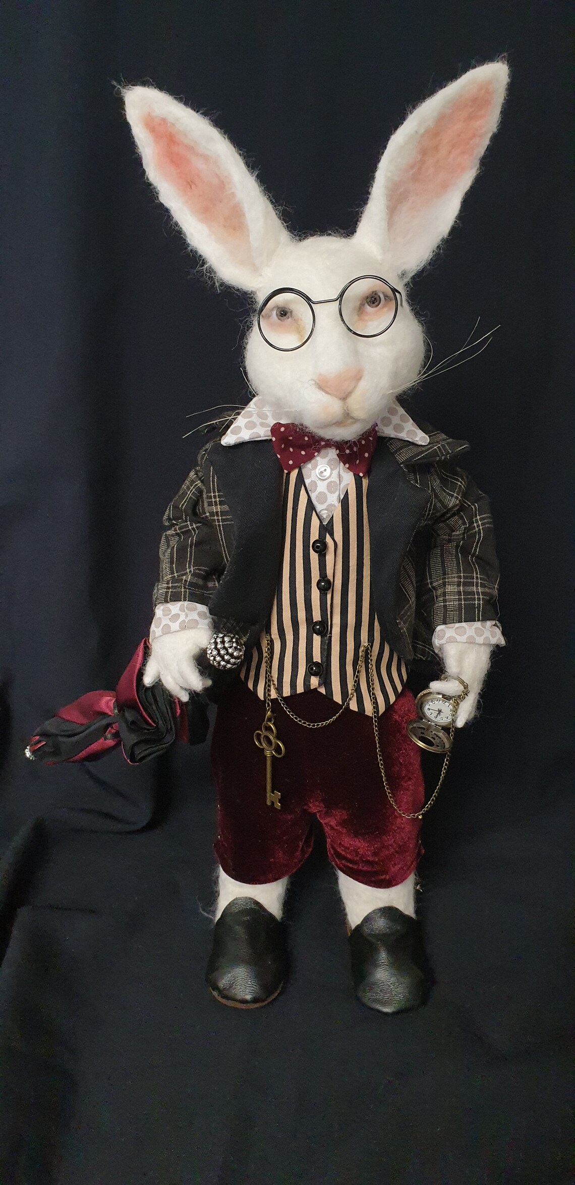 Alice in Wonderland White Rabbit Cloth Doll, 45cm - Etsy