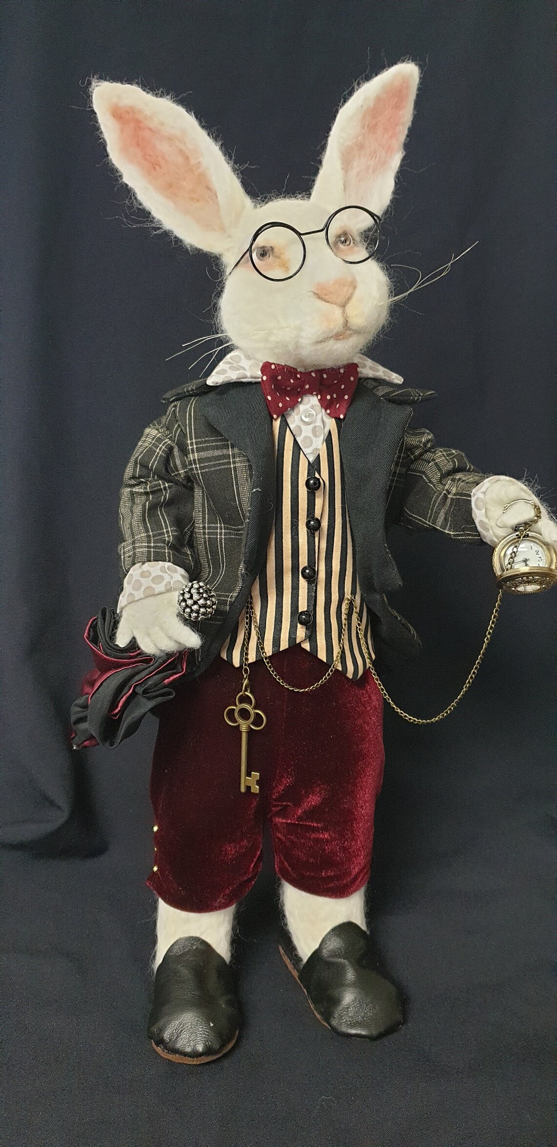 Alice in Wonderland White Rabbit Cloth Doll, 45cm - Etsy