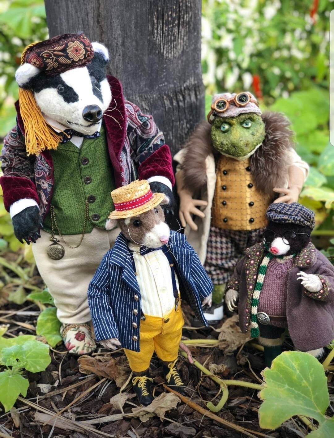 Badger,mr Toad,mole,ratty Rat - Etsy